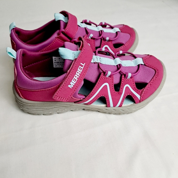 Merrell | Shoes | Merrell Girls Hydro Explorer Sandals Shoes Closed Toe ...